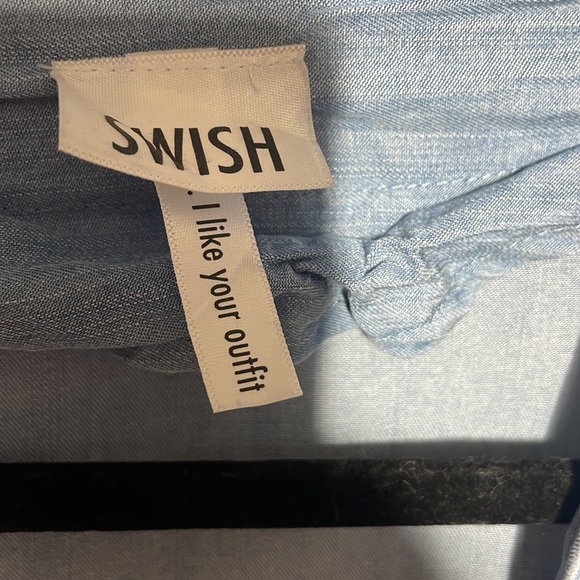 swish | Jackets & Coats | The Shacket Is Denim And Ladies It Has ...